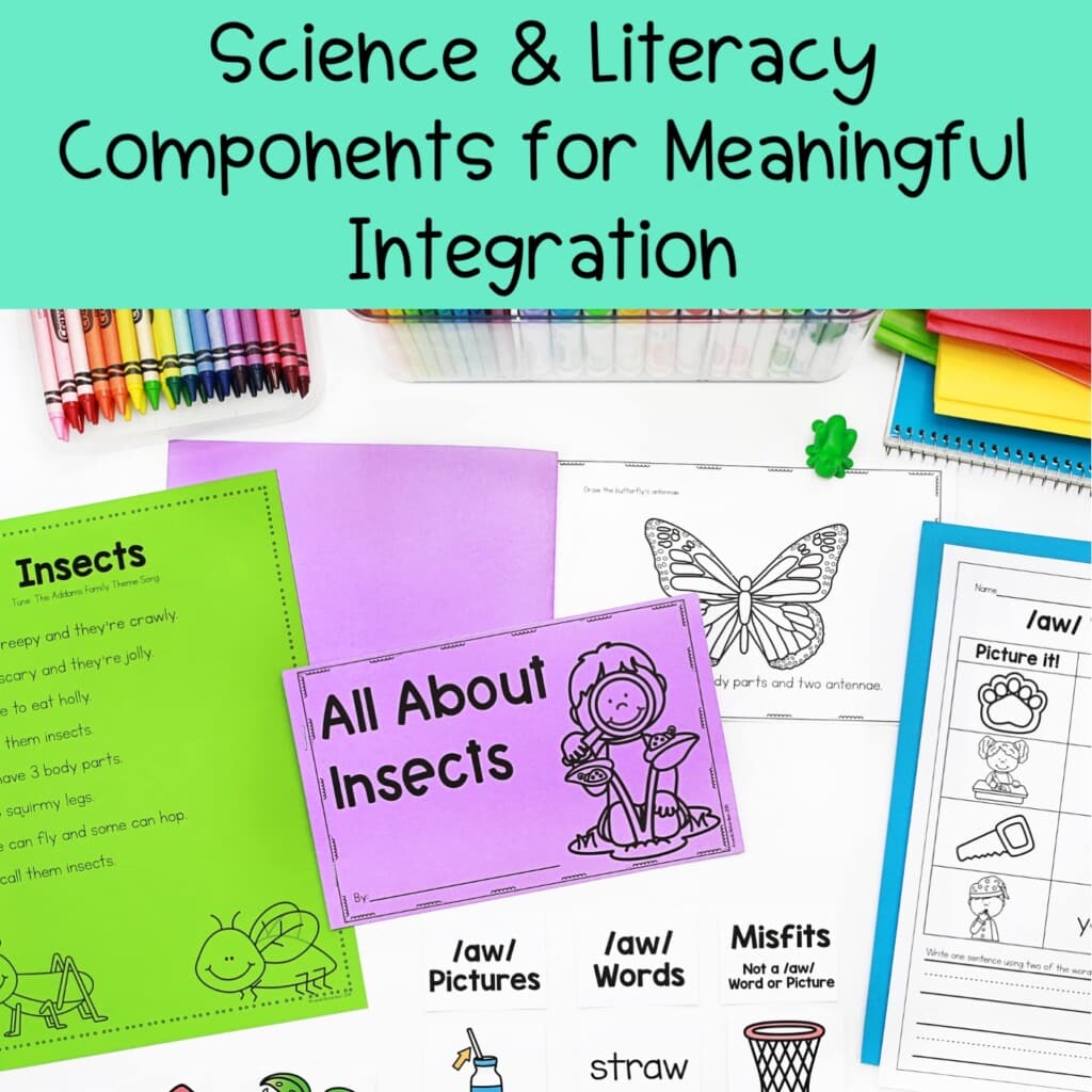 1st Grade Science for March BUNDLE: Insects, Living and Nonliving ...