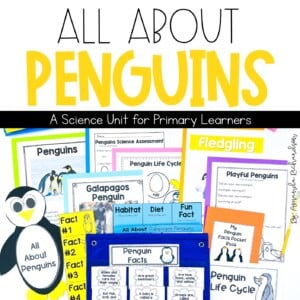 Penguins Unit: Fact Pages, Life Cycle, Interactive Notebook Pages and ...