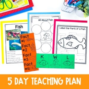 Fish Unit: Fact Pages, Life Cycle, Interactive Notebook Pages, and More ...