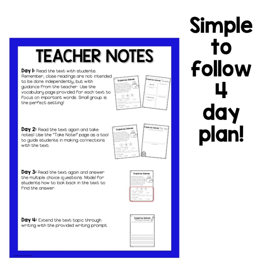 Reading Comprehension Passages and Questions for Close Reading BUNDLE ...