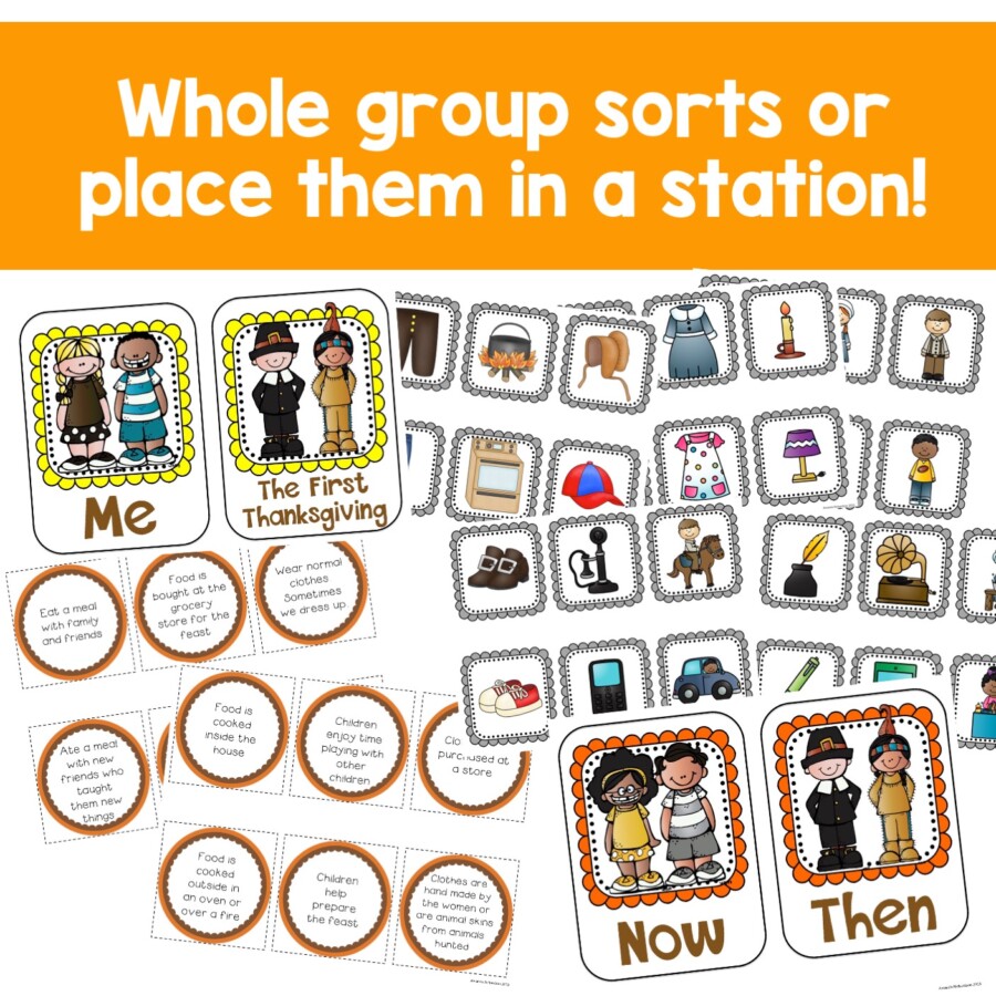 Thanksgiving Activities to Teach the First Thanksgiving and Turkey ...