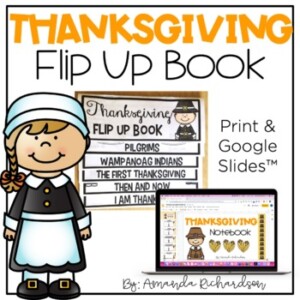 Thanksgiving Activities Flip Up Book - Mrs. Richardson's Class