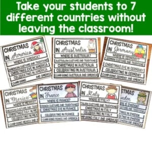 Christmas Around the World Flip Up Book BUNDLE - Mrs. Richardson's Class