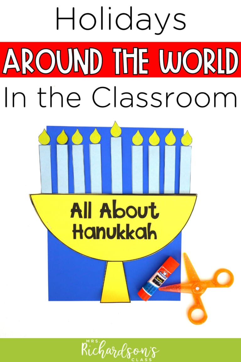 Holidays Around the World: Christmas, Hanukkah, and Kwanzaa Activities