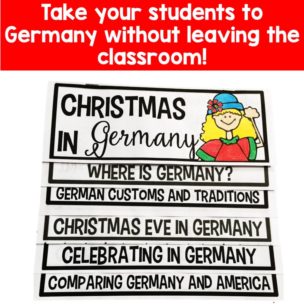 Christmas in Germany Flip Up Book - Mrs. Richardson's Class