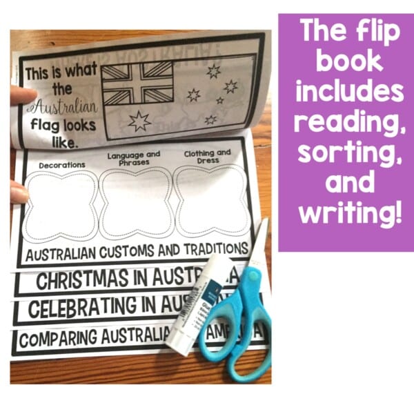Christmas in Australia Flip Up Book - Mrs. Richardson's Class