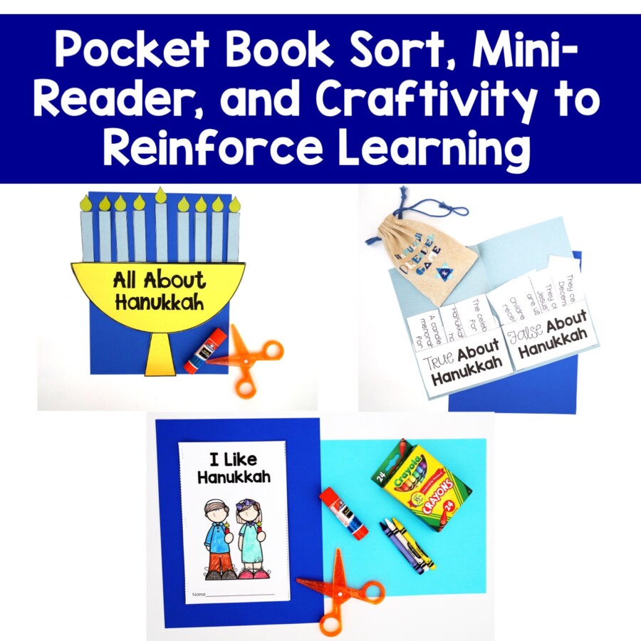 Hanukkah Activities: Graphic Organizers, Mini-Book, and Craft! - Mrs ...