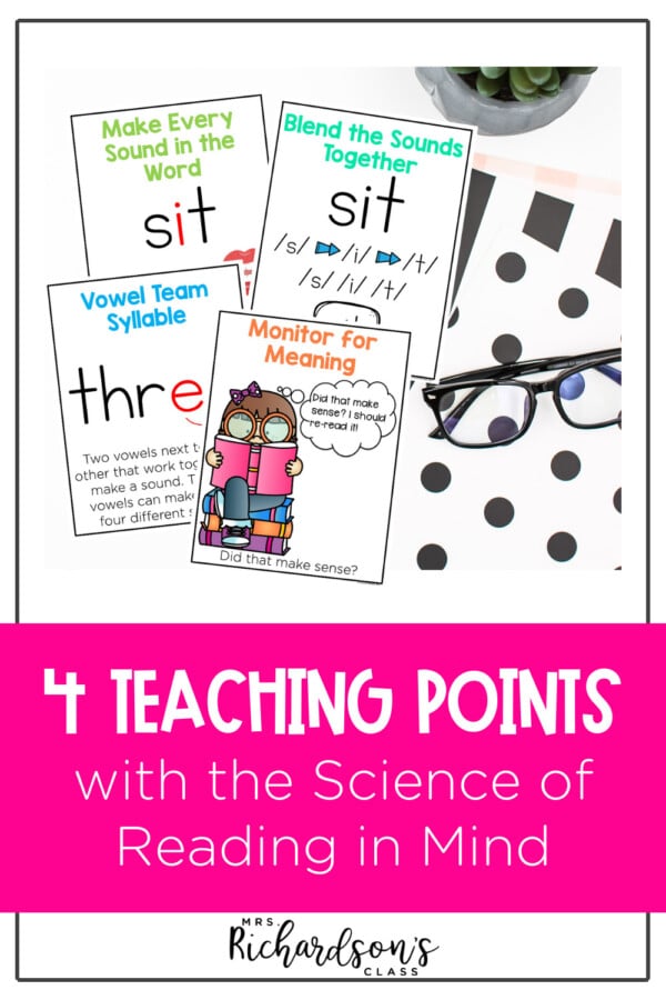 4 Guided Reading Teaching Points with the Science of Reading in Mind
