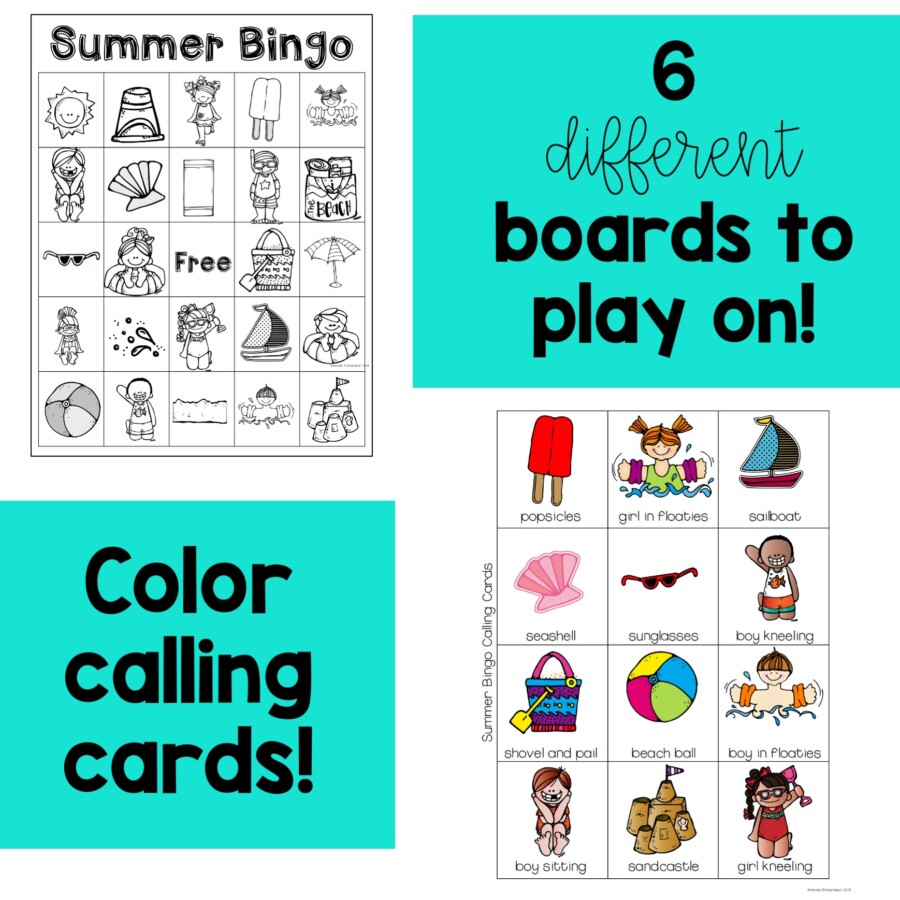 Summer Bingo FREEBIE - Mrs. Richardson's Class