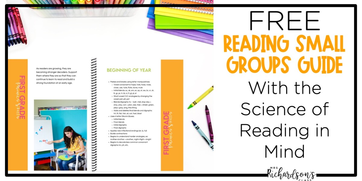 FREE Reading Small Groups Guide to Boost Readers