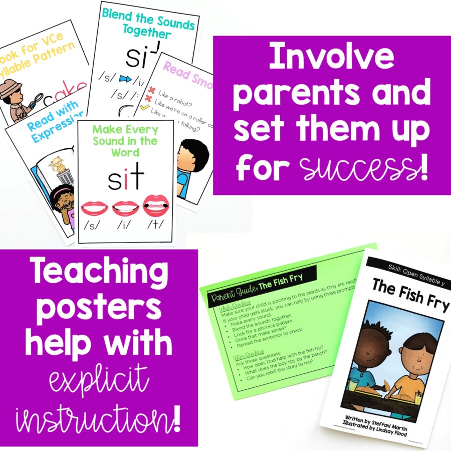 Decodable Readers Open Syllables Books and Lesson Plans - Mrs ...