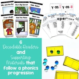 Decodable Readers Multisyllables Open Syllables Books and Lesson Plans ...