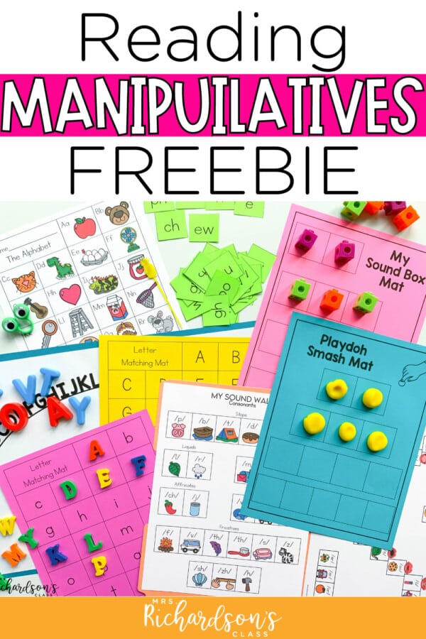 Literacy Manipulatives To Boost Phonics And Reading Skills [freebie]