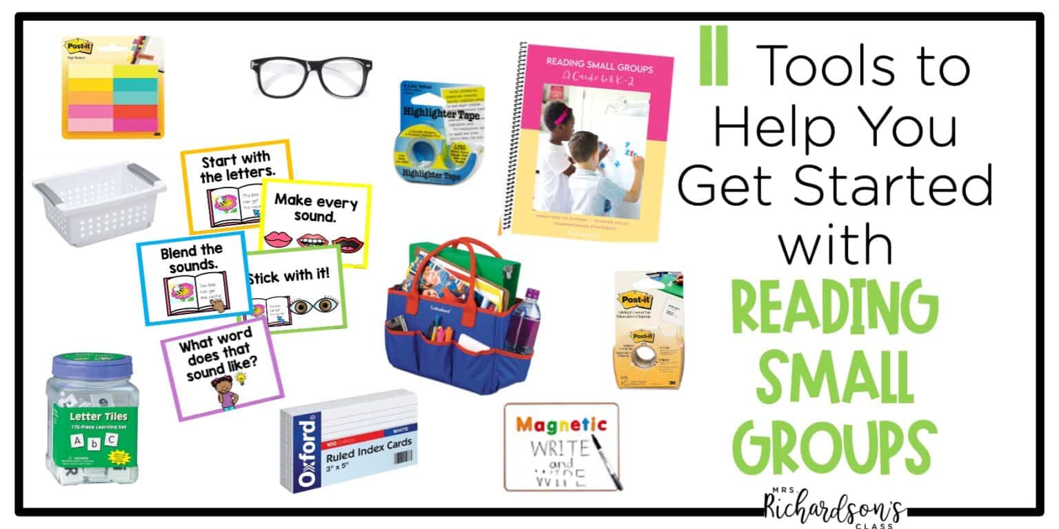 11 Tools to Help You Get Started With Reading Small Groups