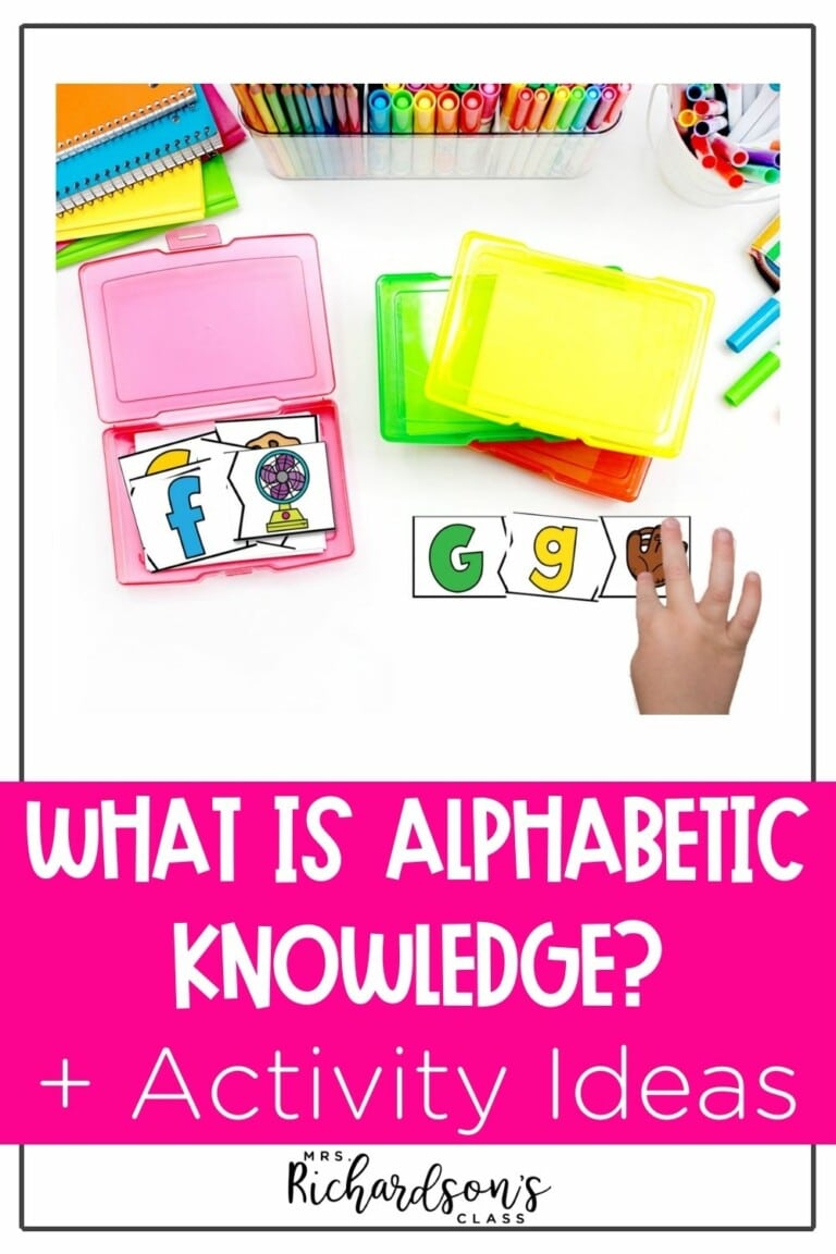 Alphabetic Knowledge: What Is It and How to Support Students