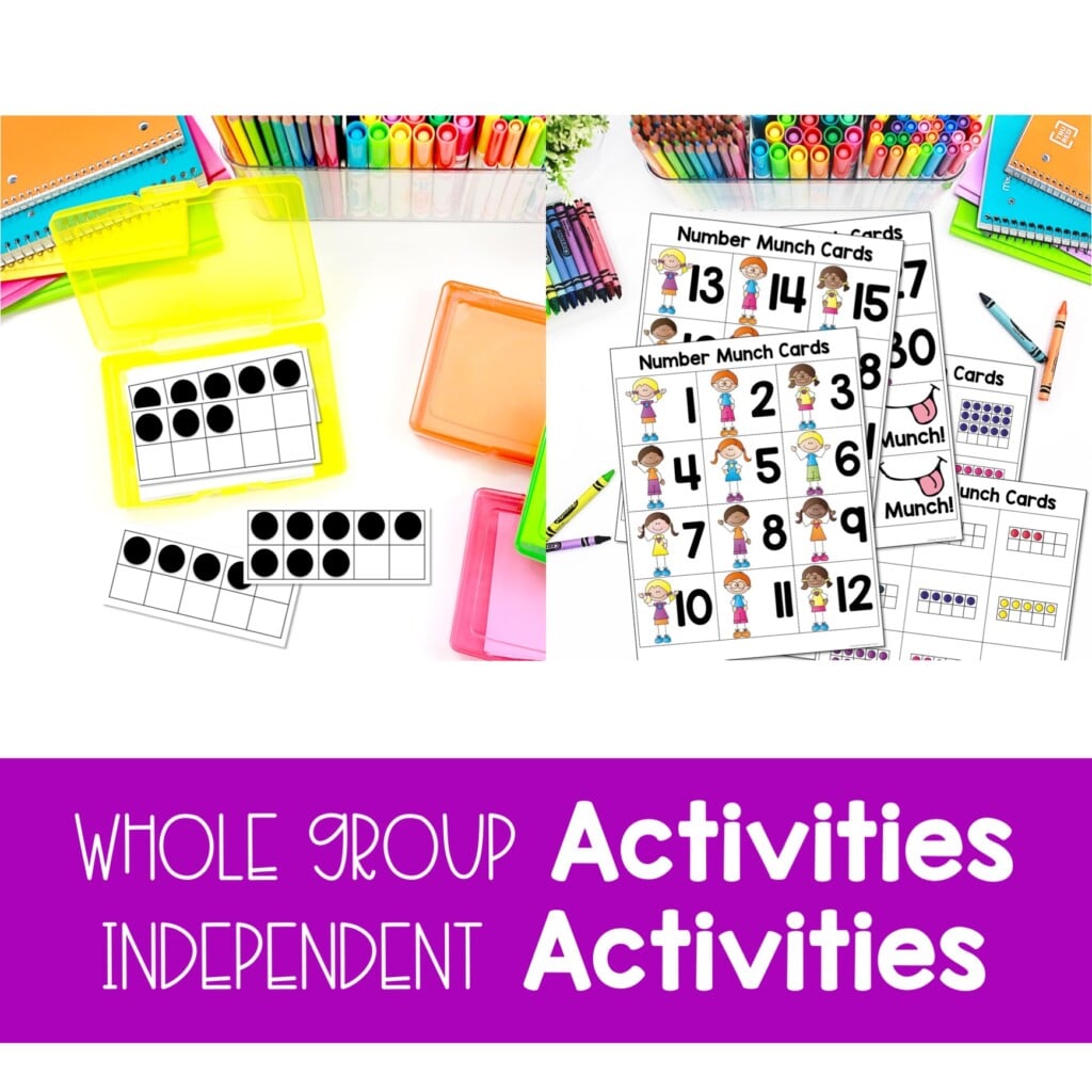 Numeracy and Numbers to 30 Unit: Using 10 Frames, Base 10 Blocks and ...