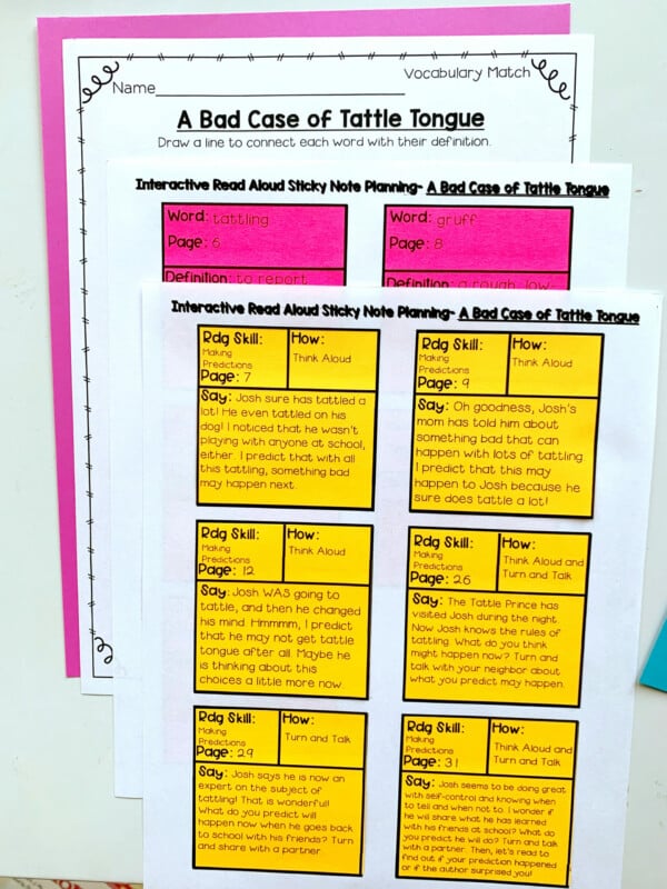 Free Making Predictions Activities & Read Aloud Lesson Plan