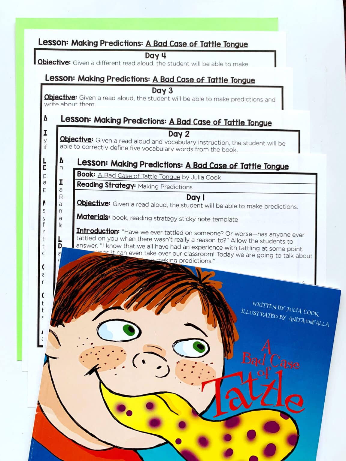 Free Making Predictions Activities & Read Aloud Lesson Plan