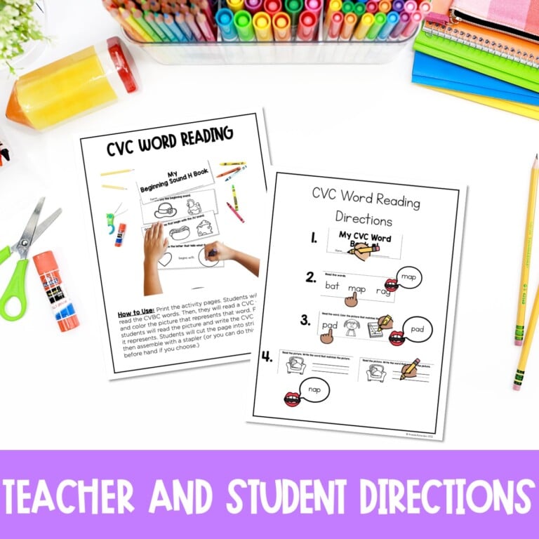 CVC Words Reading | CVC Word Centers for Science of Reading Literacy ...