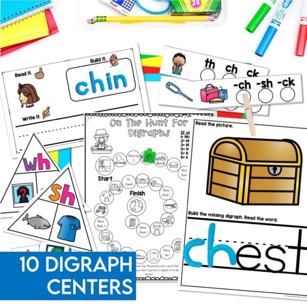 Digraphs Activities for Science of Reading Literacy Centers - Mrs ...