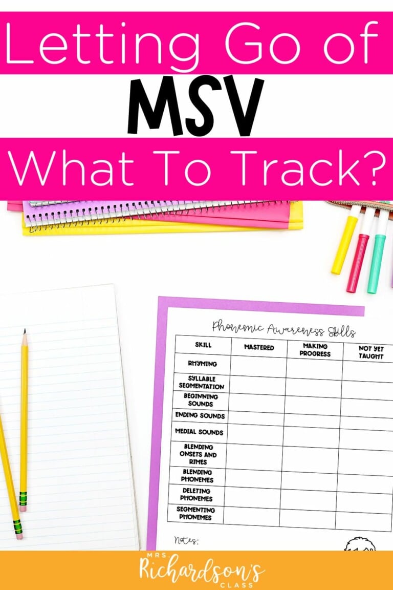 Letting Go of MSV and Running Records: Now What?