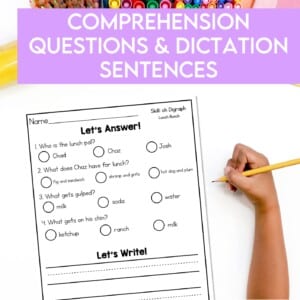 Digraph Decodable Passages | Reading Comprehension Passages | SH, CH ...