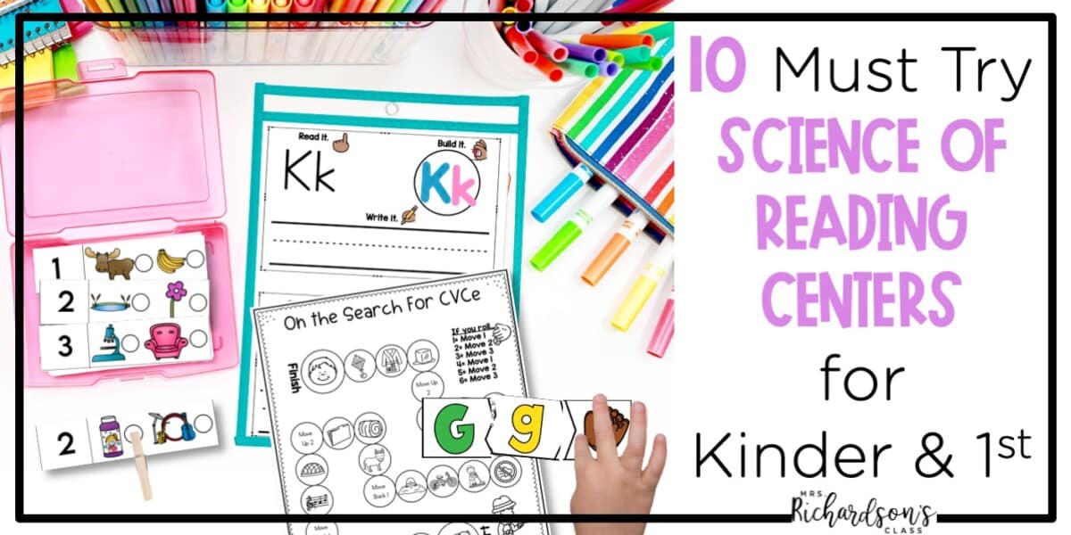 10 Must-Try Science of Reading Centers