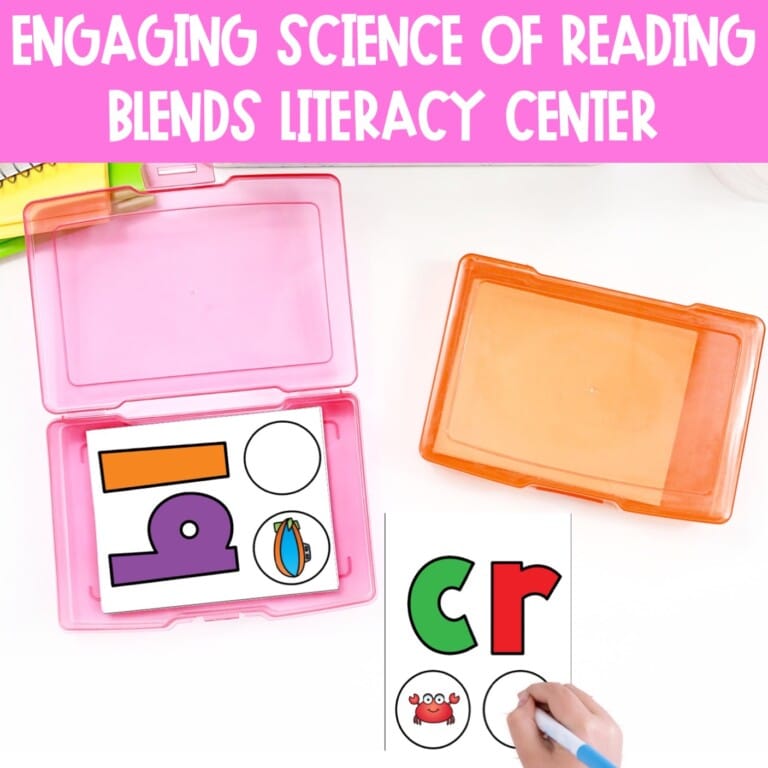 Beginning Blends Draw Its Center | Science of Reading Center - Mrs ...