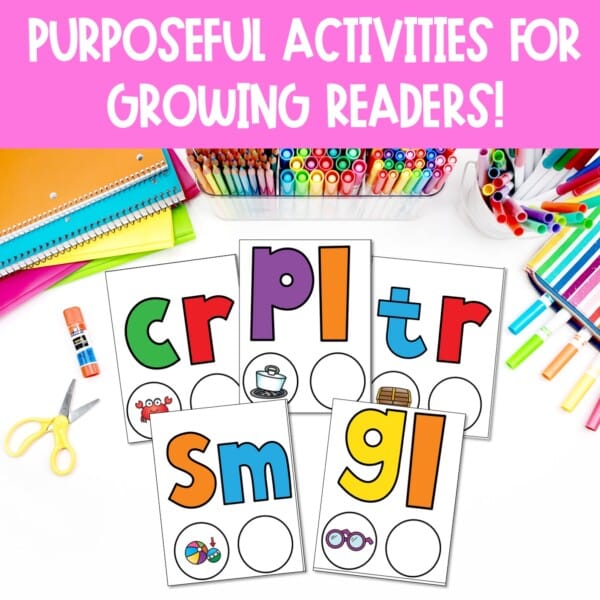 Beginning Blends Draw Its Center | Science of Reading Center - Mrs ...