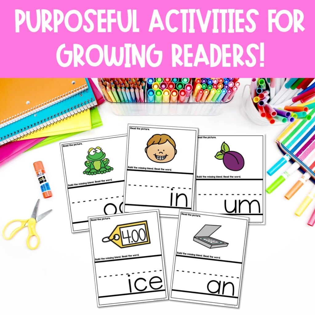 Building Beginning Blends for Science of Reading Literacy Centers - Mrs ...