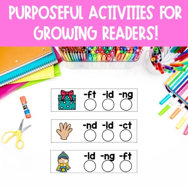 Beginning Blends and Ending Blends Clip Cards - Mrs. Richardson's Class