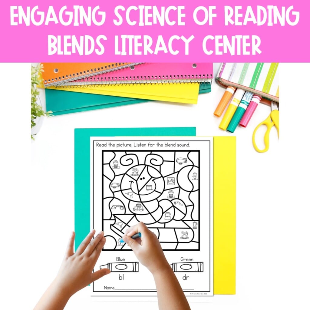 Beginning Blends & Ending Blends Color by Blends - Mrs. Richardson's Class