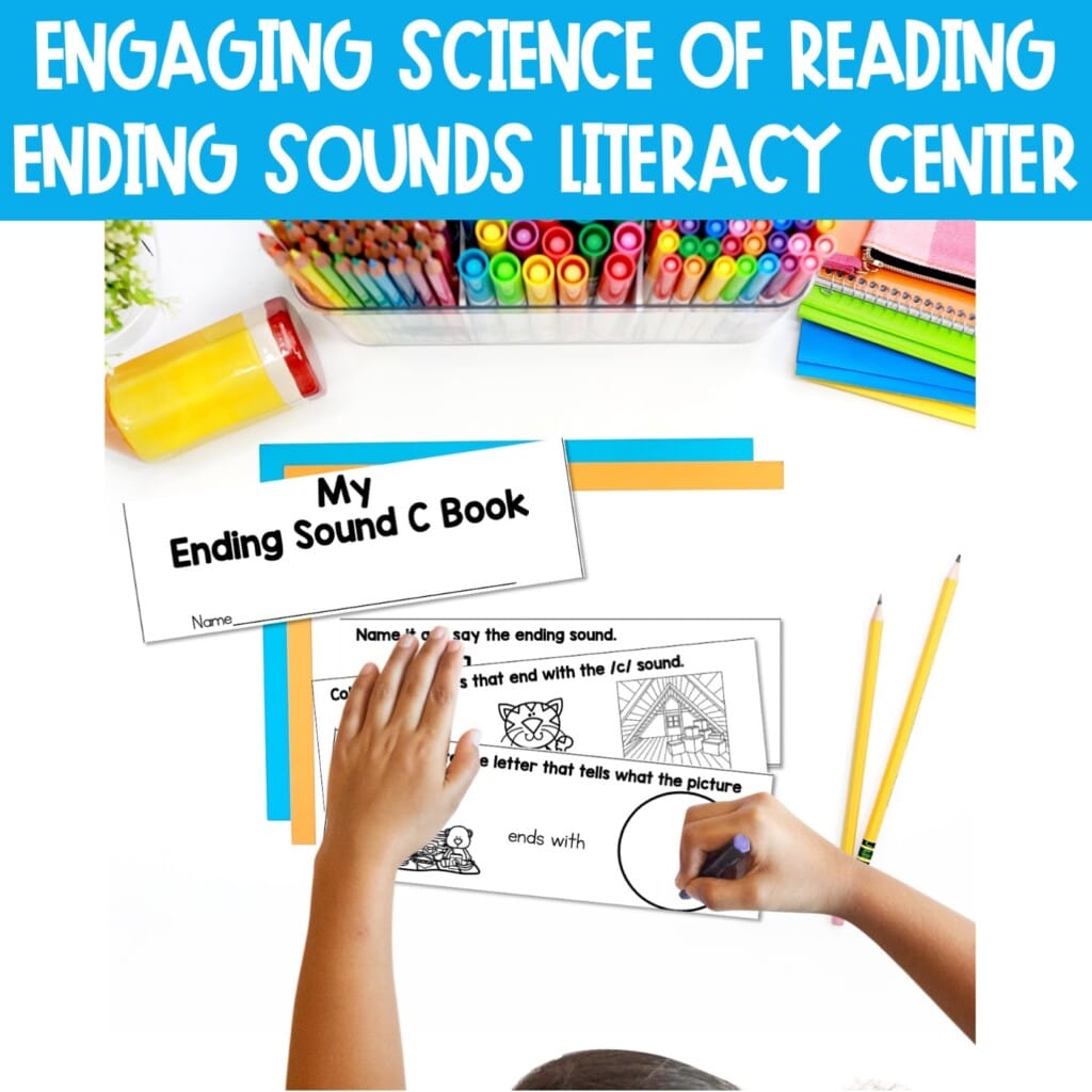 Ending Sounds Reading | Ending Sounds Worksheet for Science of Reading ...