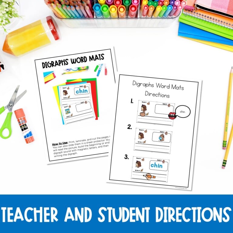 Digraphs Word Mats | Consonant Digraphs Worksheet for Science of ...