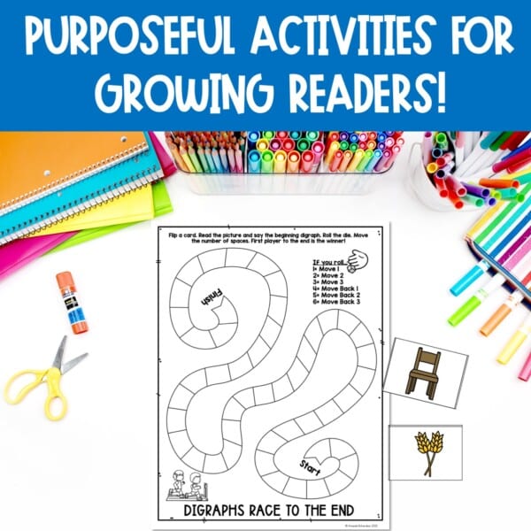 Digraphs Spinner Games | Consonant Digraphs Game for Science of Reading ...