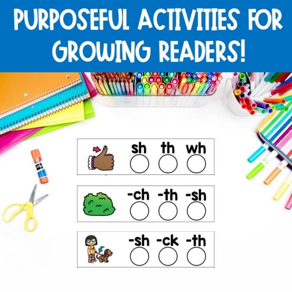 Digraphs Clip Cards | Consonant Digraph Game for Science of Reading ...
