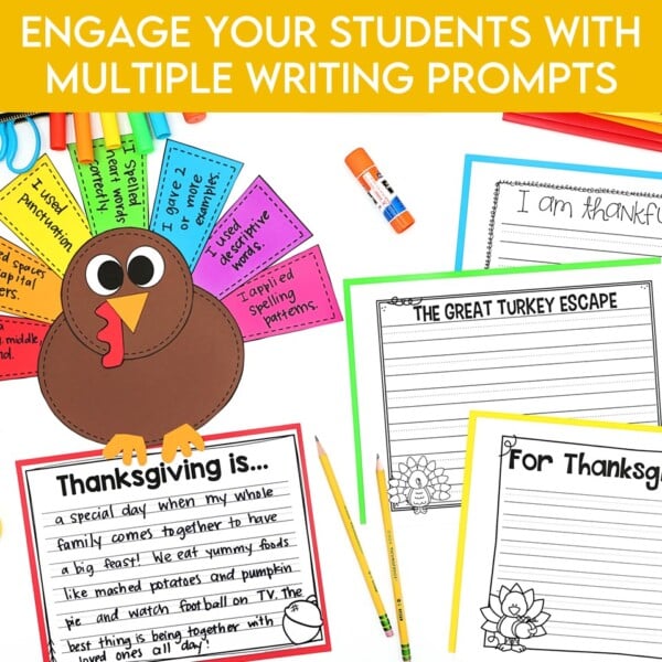 Turkey Writing Craft and Craftivity | A Writing Conventions Assessment ...