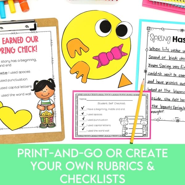 Spring Writing Craft: A Spring Craft for a Writing Conventions ...