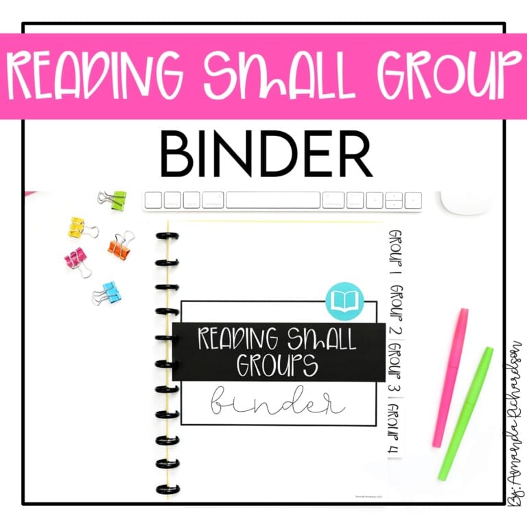 Guided Reading Binder (EDITABLE), Reading Small Groups Binder - Mrs ...