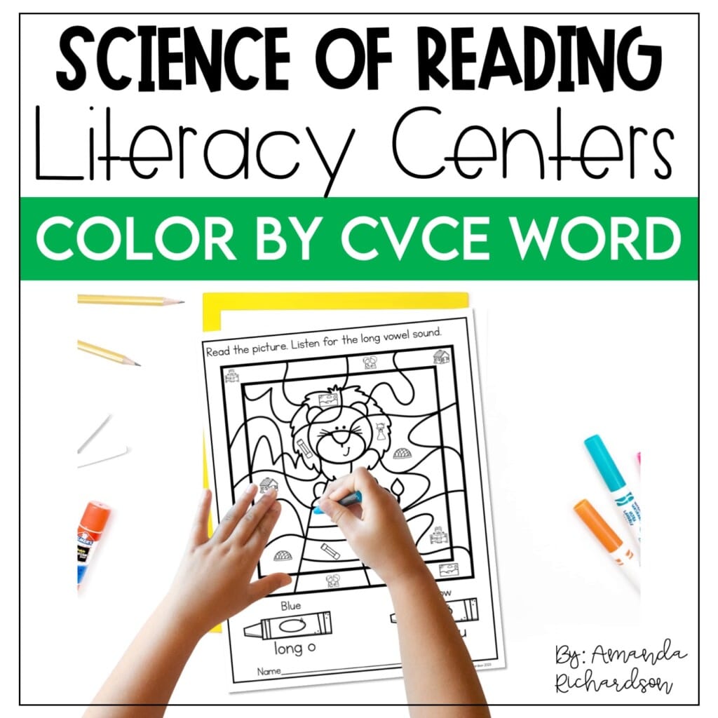 Color by CVCe Words | CVCe Words Worksheet for Science of Reading ...