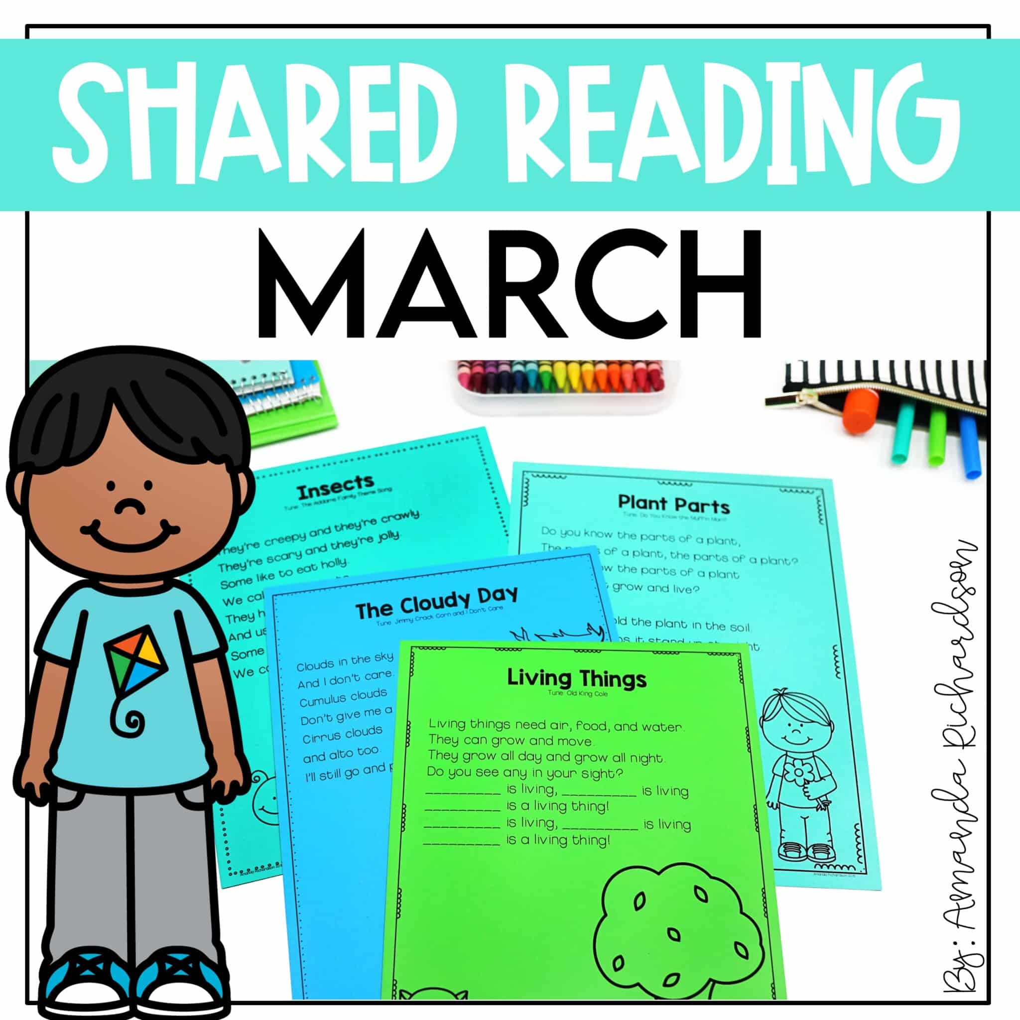 Shared Reading Poems for March with 5 Day Plan - Mrs. Richardson's Class
