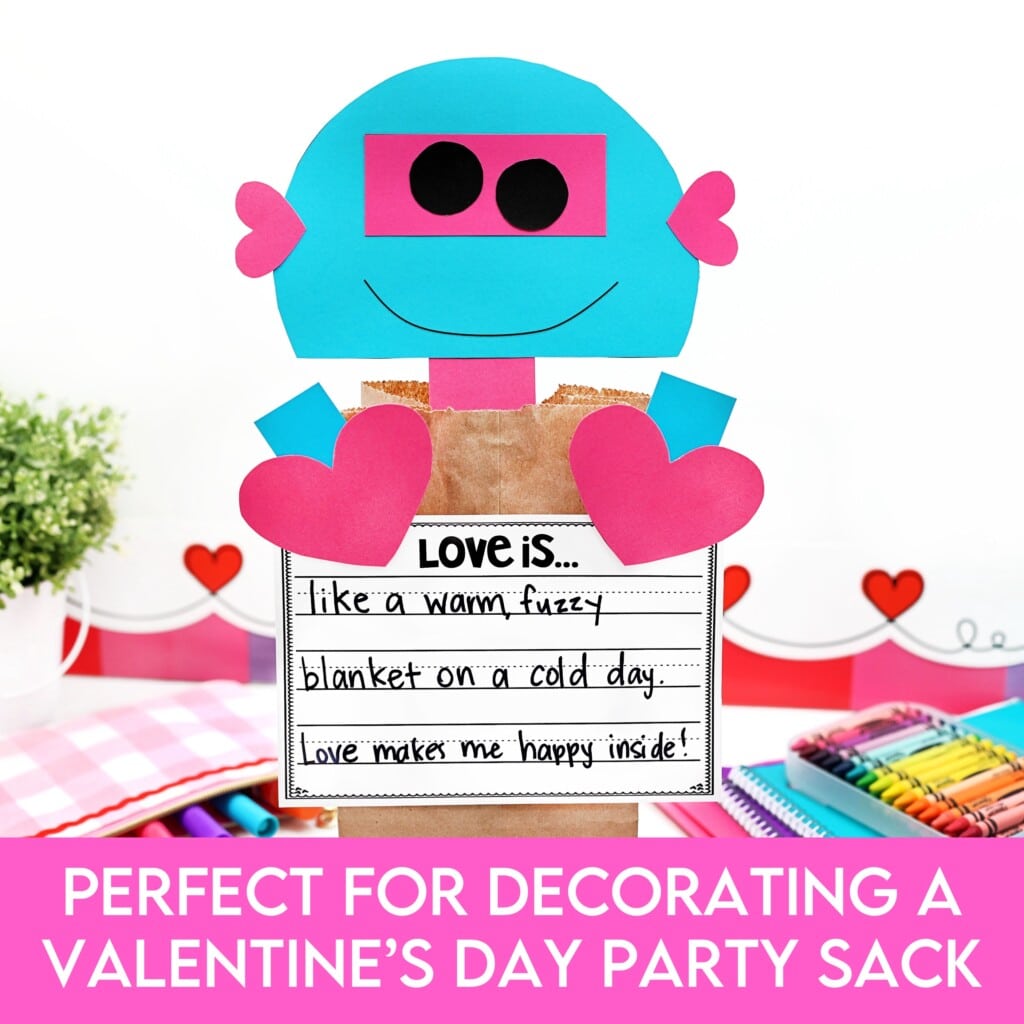 Valentine's Day Craft and Writing: A Writing Conventions Assessment ...