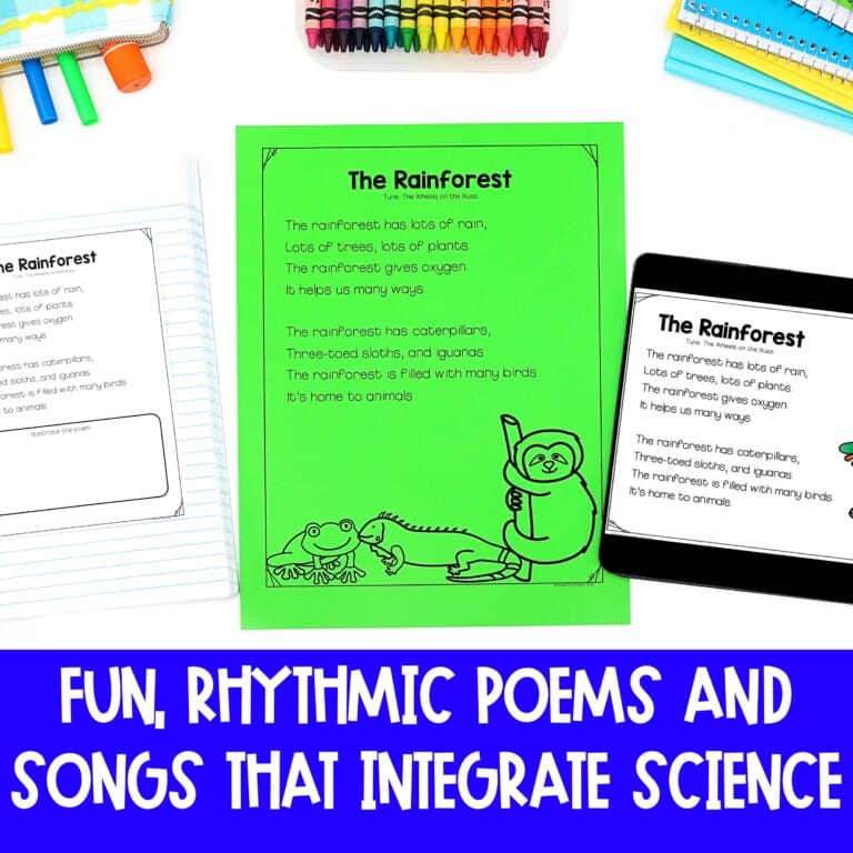 Shared Reading Poems for April with 5 Day Plan - Mrs. Richardson's Class