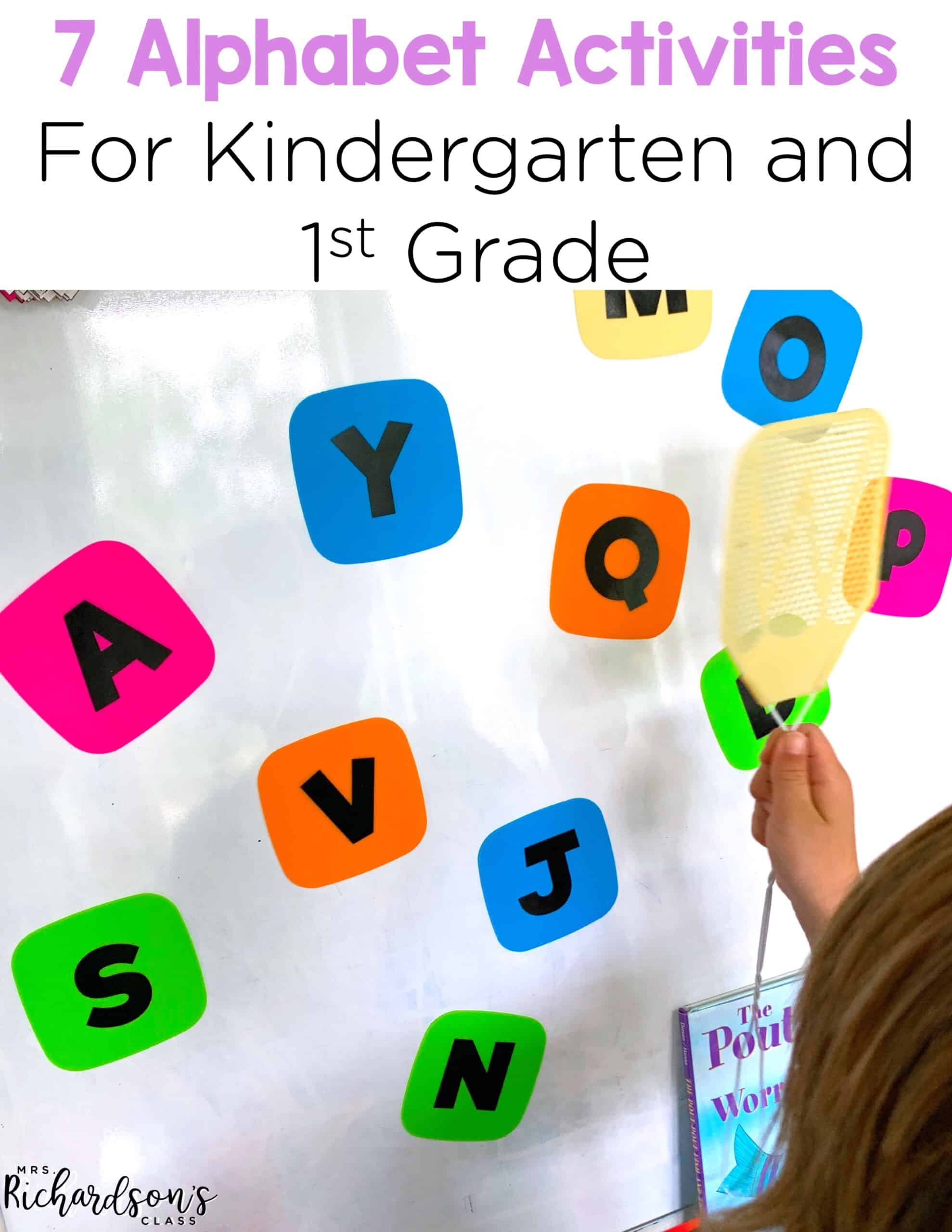 Alphabet Lesson For Kindergarten