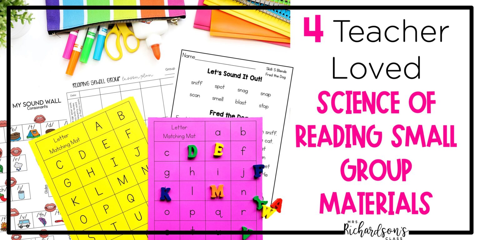 4 Teacher Loved Science of Reading Small Group Materials - Mrs ...