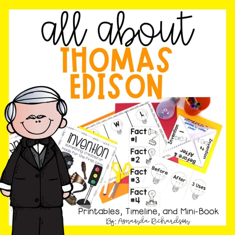 Inventors: Thomas Edison - Mrs. Richardson's Class