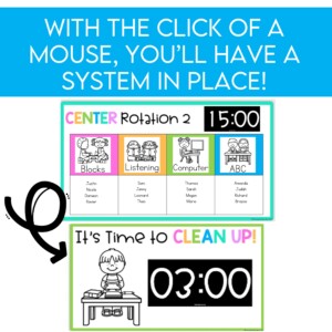 Reading Center Rotation Slides Editable With Timers Literacy Center ...