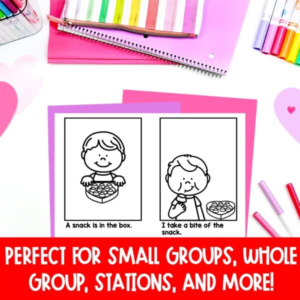 Valentine's Day Decodable Reader, Valentine Decodable Book, Reading ...