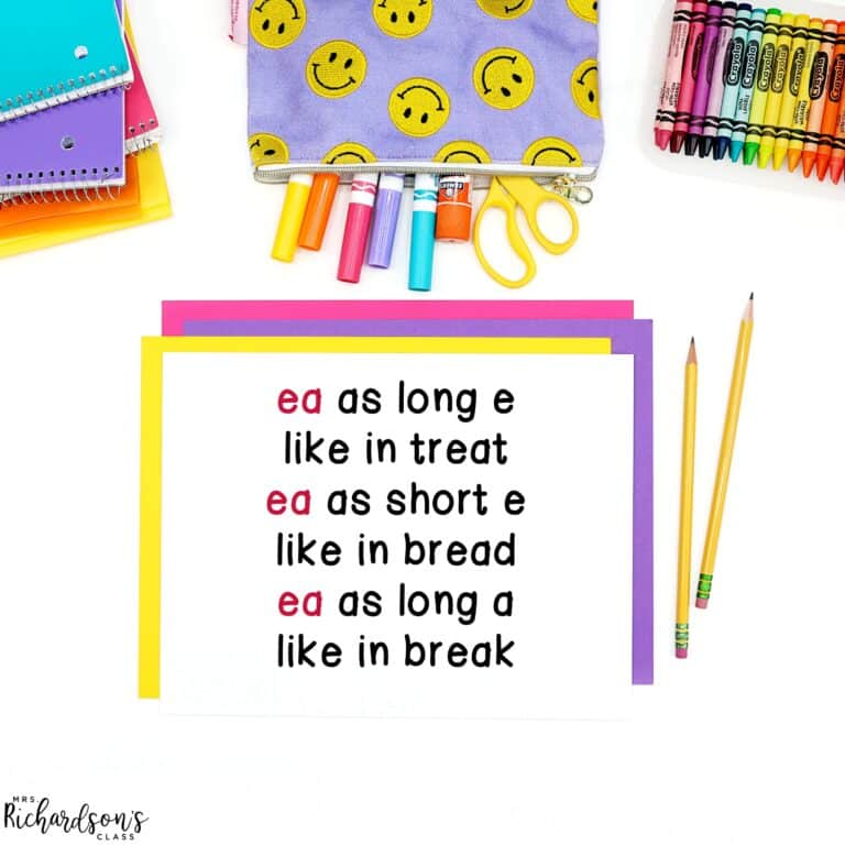 6 Easy Activities to Help Teach Vowel Teams - Mrs. Richardson's Class