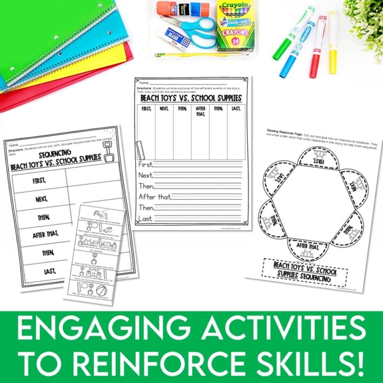 Beach Toys vs. School Supplies Read Aloud Books and Activities ...